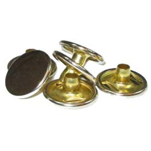 Tryckknapp Del 1 Kalott 5,5mm Nickel 100st